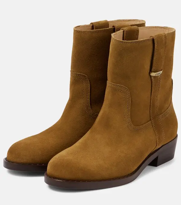 Isabel Marant Étoile Lylie 35 Suede Ankle Boots - Beige