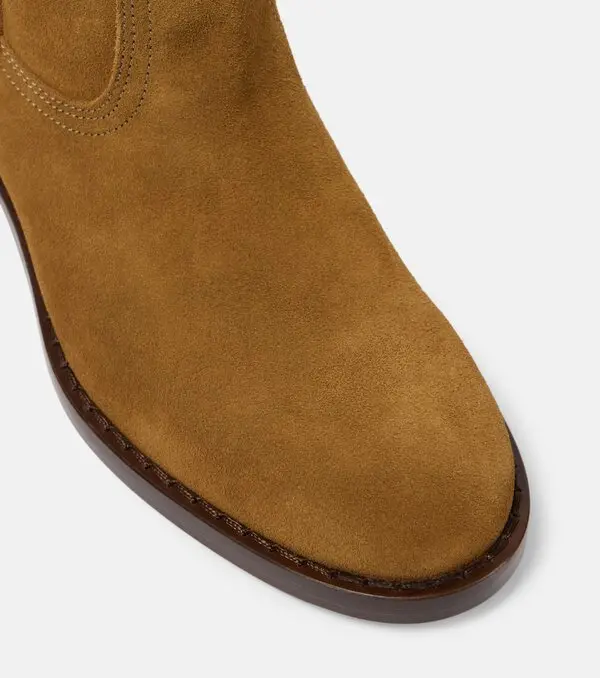 Isabel Marant Étoile Lylie 35 Suede Ankle Boots - Beige