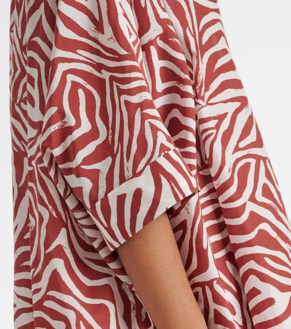 Brunello Cucinelli Printed Cotton And Silk Shirt - Multicoloured