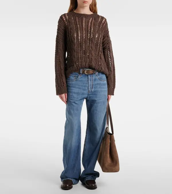 Brunello Cucinelli Mid-rise Straight Leg Jeans
