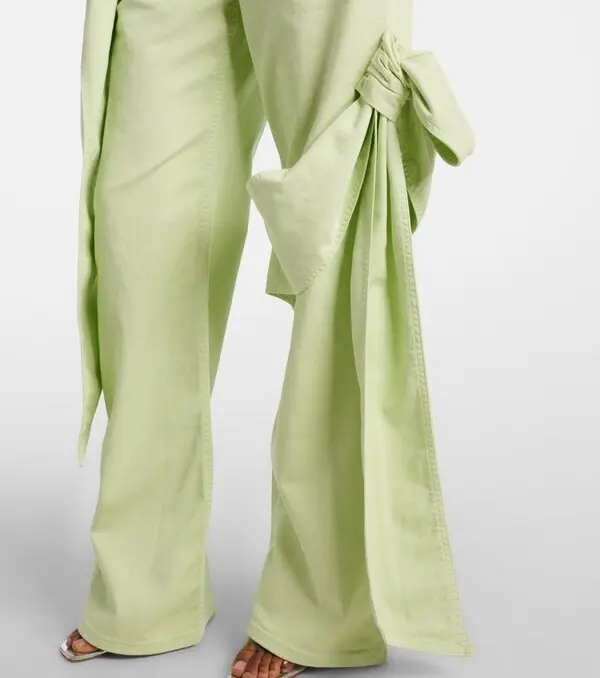 Blumarine Draped Straight Jeans