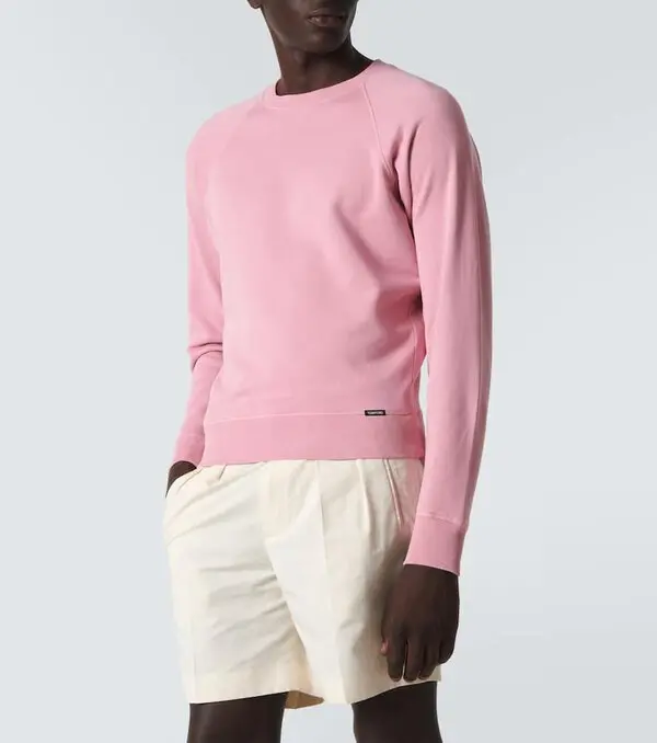 TOM FORD Cotton Sweatshirt - Pink