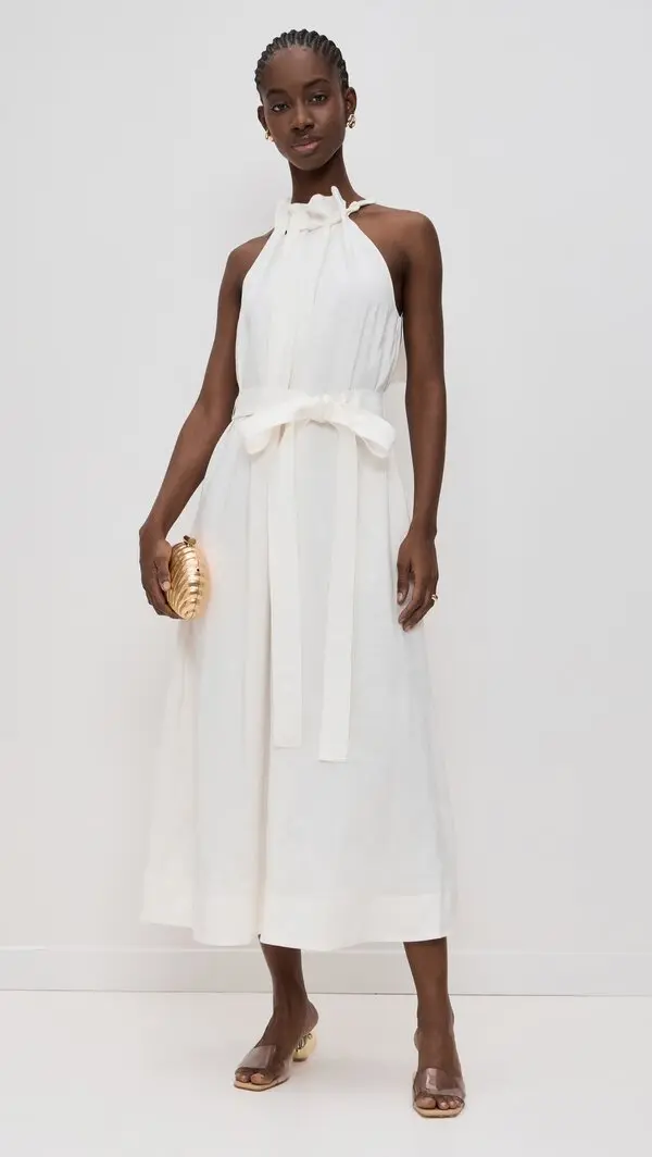 Aje Mariel Trapeze Midi Dress