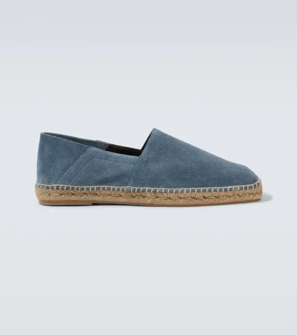 TOM FORD Barnes Suede Espadrilles - Blue