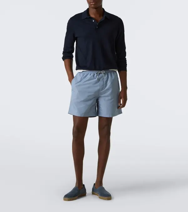 TOM FORD Barnes Suede Espadrilles - Blue