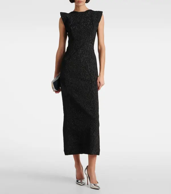 Maticevski Luminance Lamé Cocktail Dress