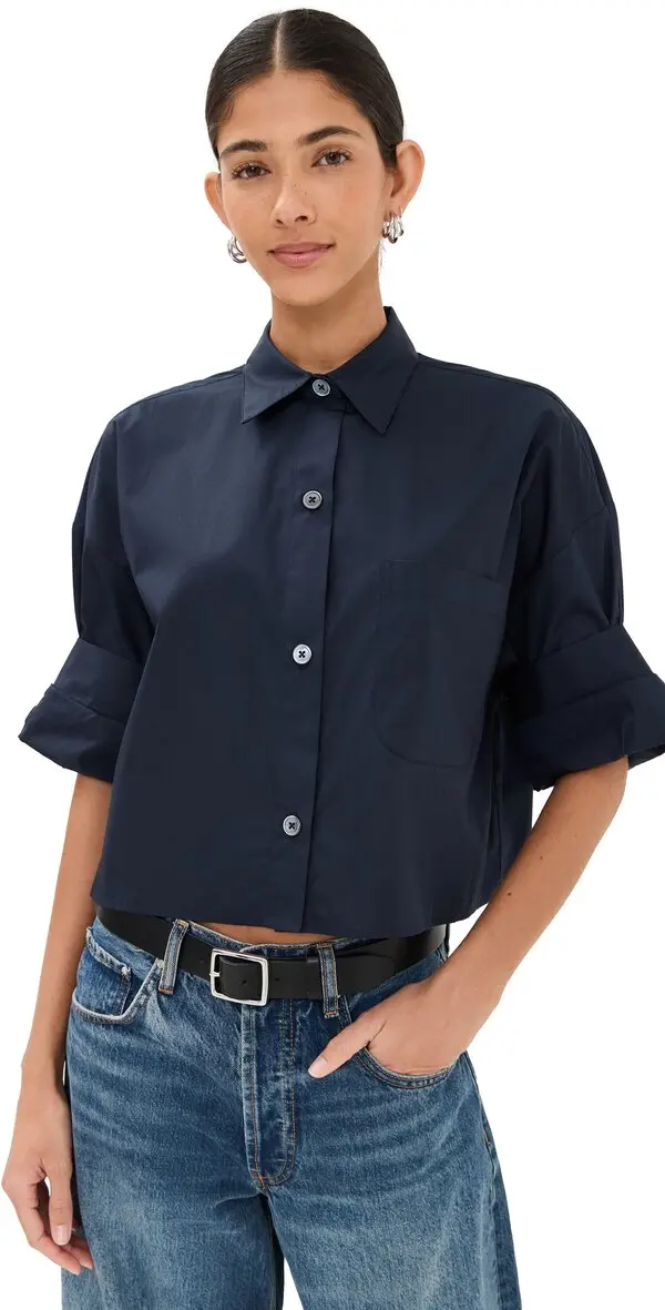 TWP Next Ex Button-down Shirt - Midnight