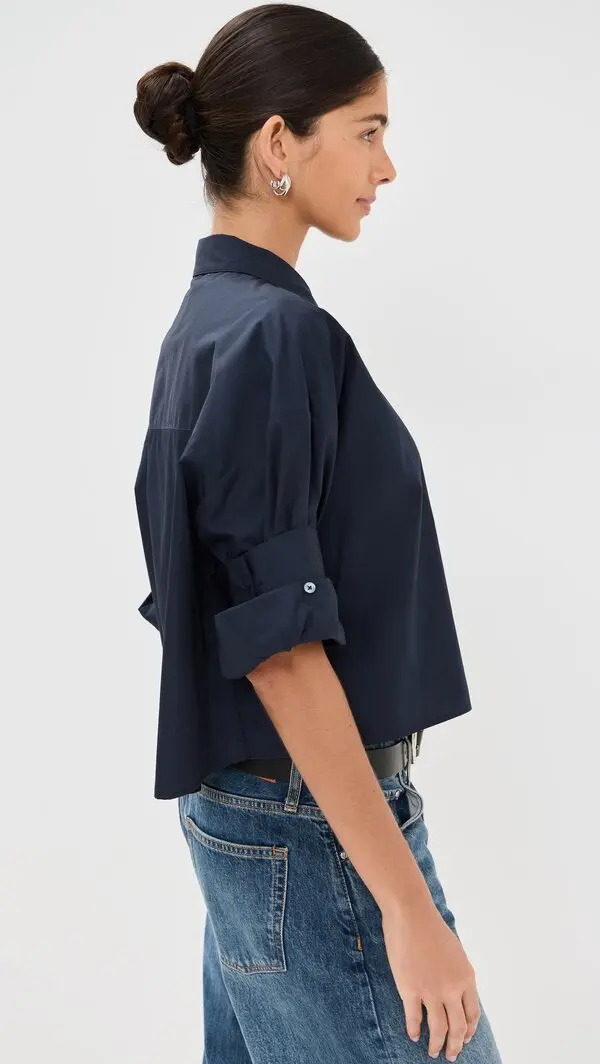 TWP Next Ex Button-down Shirt - Midnight