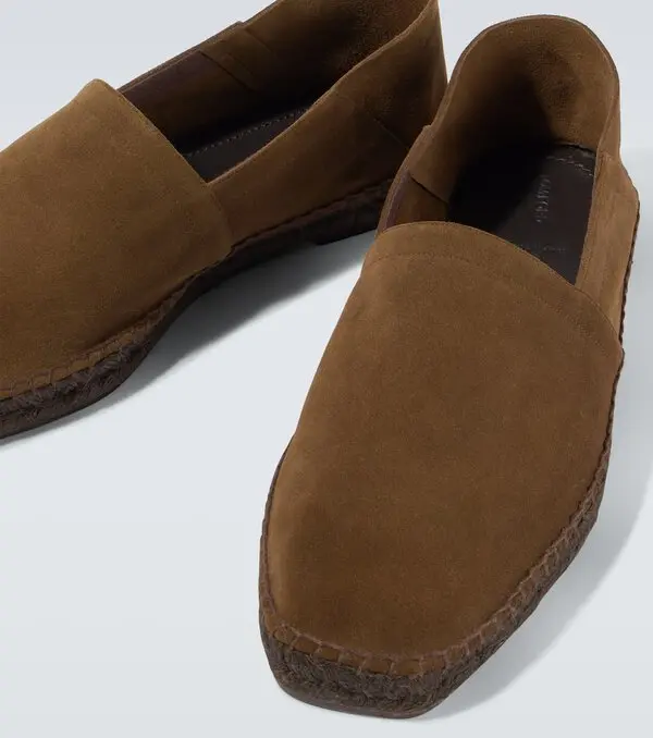 TOM FORD Barnes Suede Espadrilles - Brown