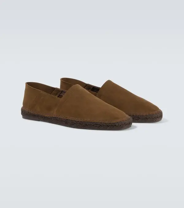 TOM FORD Barnes Suede Espadrilles - Brown