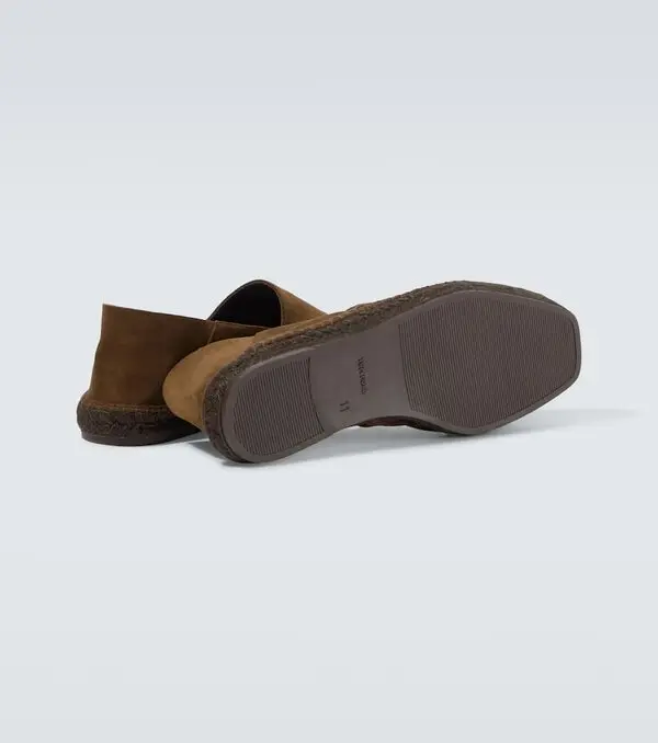 TOM FORD Barnes Suede Espadrilles - Brown