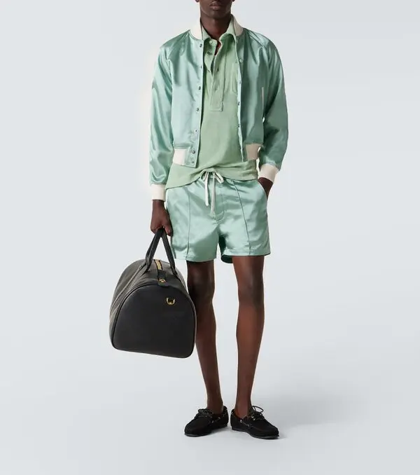 TOM FORD Robin Suede Boat Shoes - Black