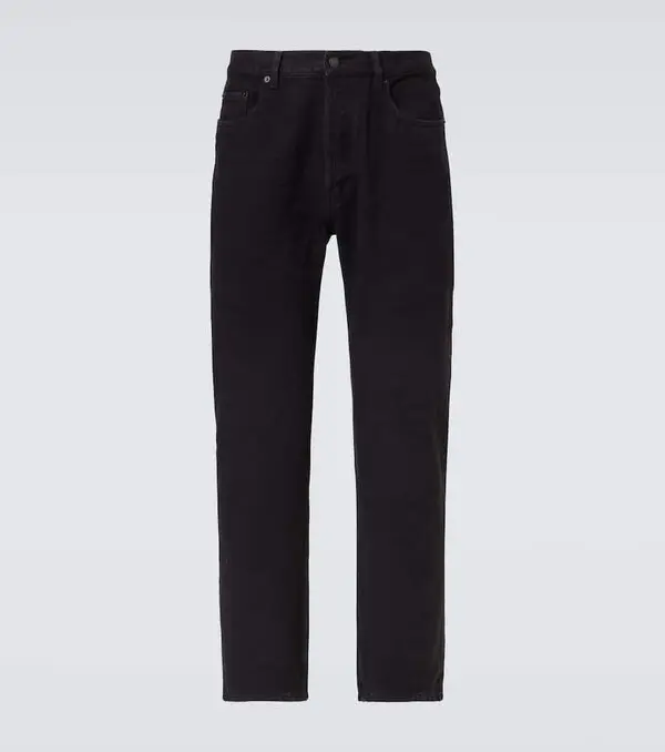 Saint Laurent Straight Leg Jeans - Black
