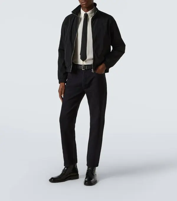 Saint Laurent Straight Leg Jeans - Black