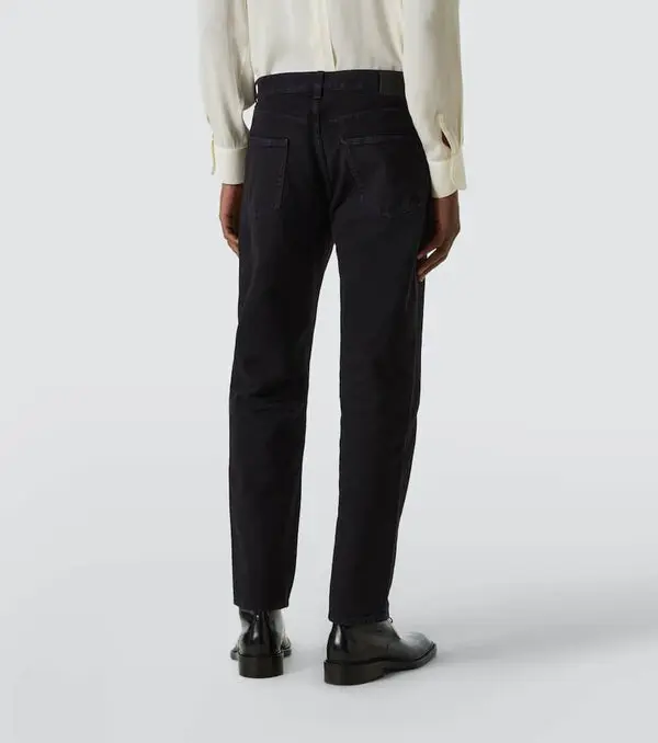 Saint Laurent Straight Leg Jeans - Black