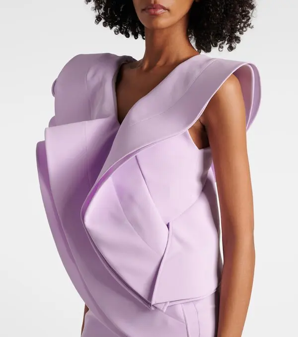 Maticevski Revive Wave Cocktail Dress - Purple