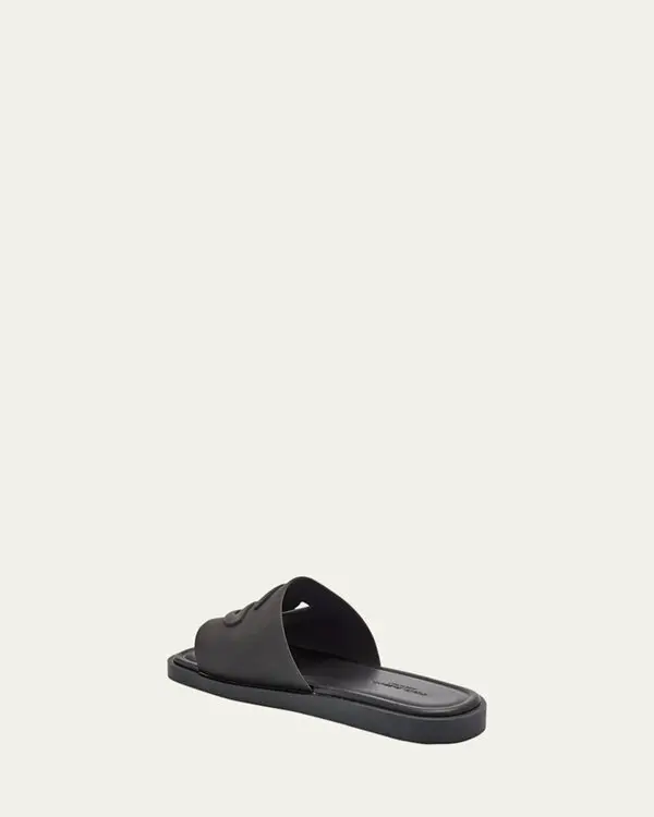 Dolce & Gabbana Rubber Slides - Black
