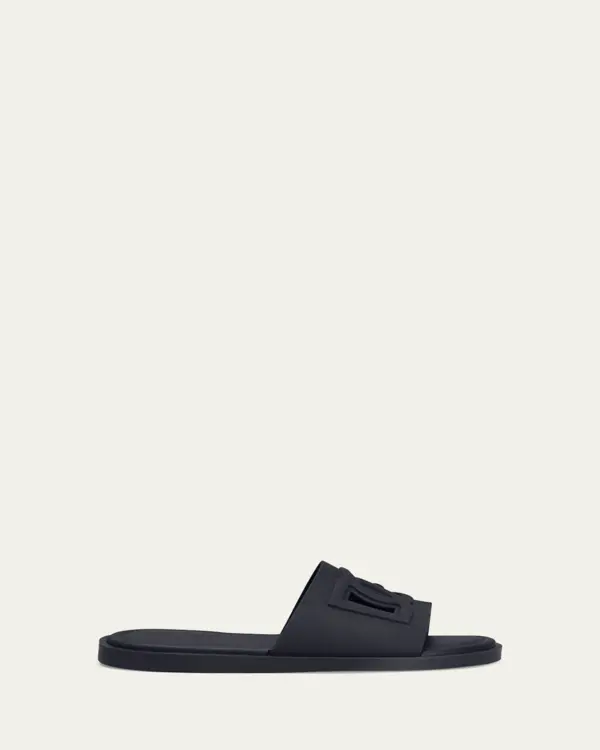 Dolce & Gabbana Rubber Slides - Blue
