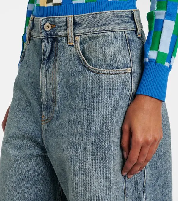Loewe Anagram Barrel-leg Jeans