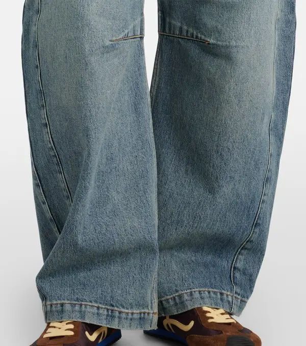 Loewe Anagram Barrel-leg Jeans