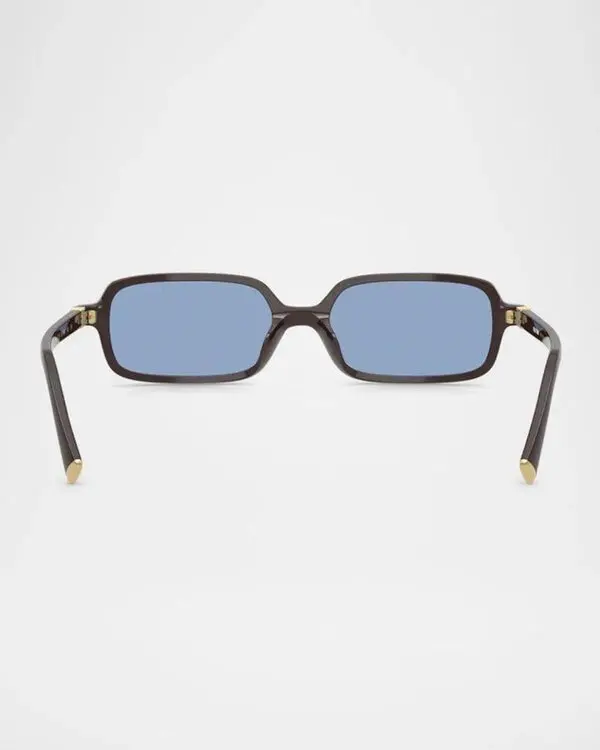 Miu Miu 11zs Rectangular Sunglasses - Brown