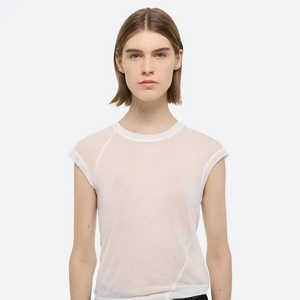 Helmut Lang Twisted Sheer Tee - One-color
