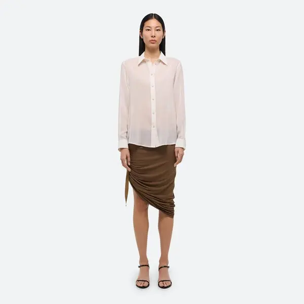 Helmut Lang Sheer Classic Shirt - Ivory
