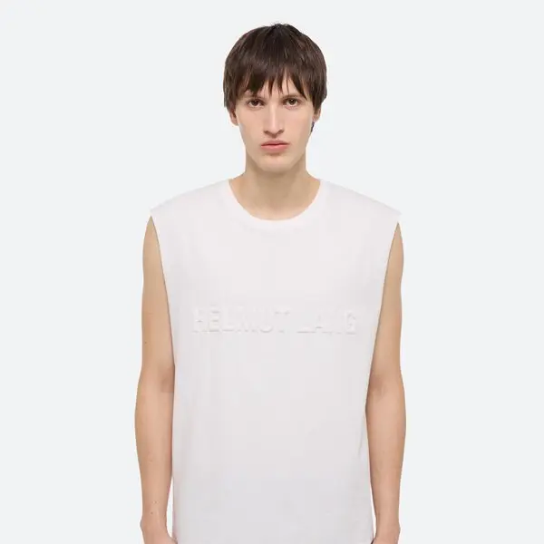 Helmut Lang Embossed Logo Tank - One-color