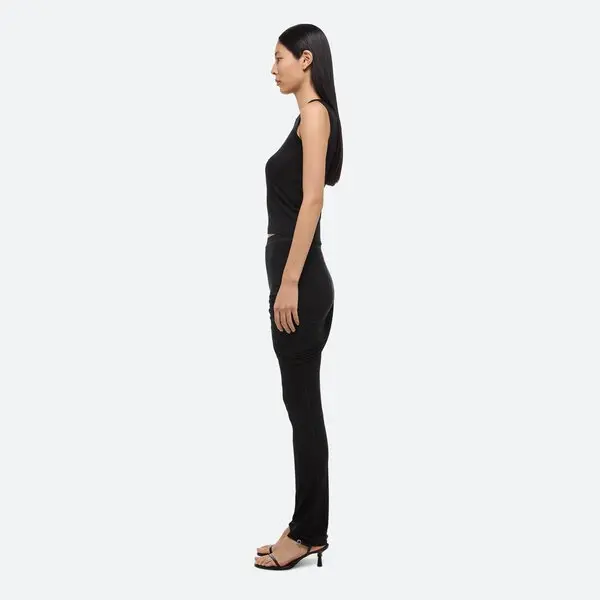 Helmut Lang Lyocell Jersey Pants With Attached Skirt