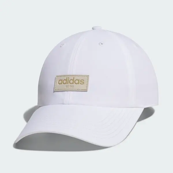 Adidas Court Relaxed Strapback Hat - White / Hemp