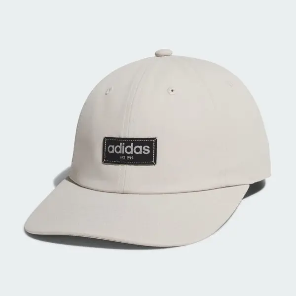 Adidas Court Relaxed Strapback Hat - Beige / Black