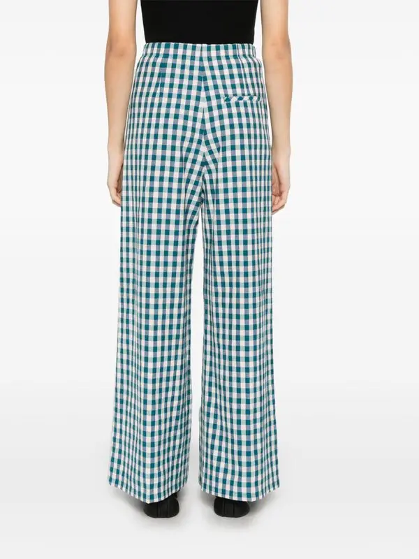 FORTE_FORTE Check-pattern Trousers
