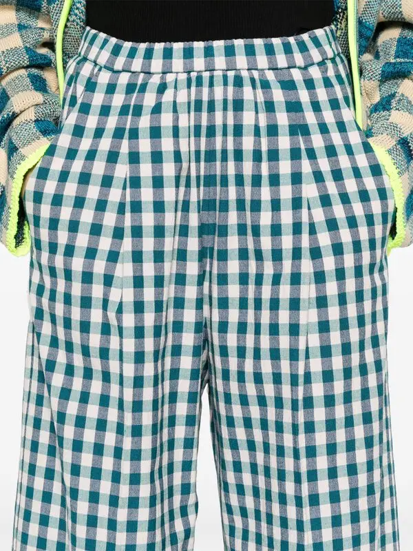 FORTE_FORTE Check-pattern Trousers