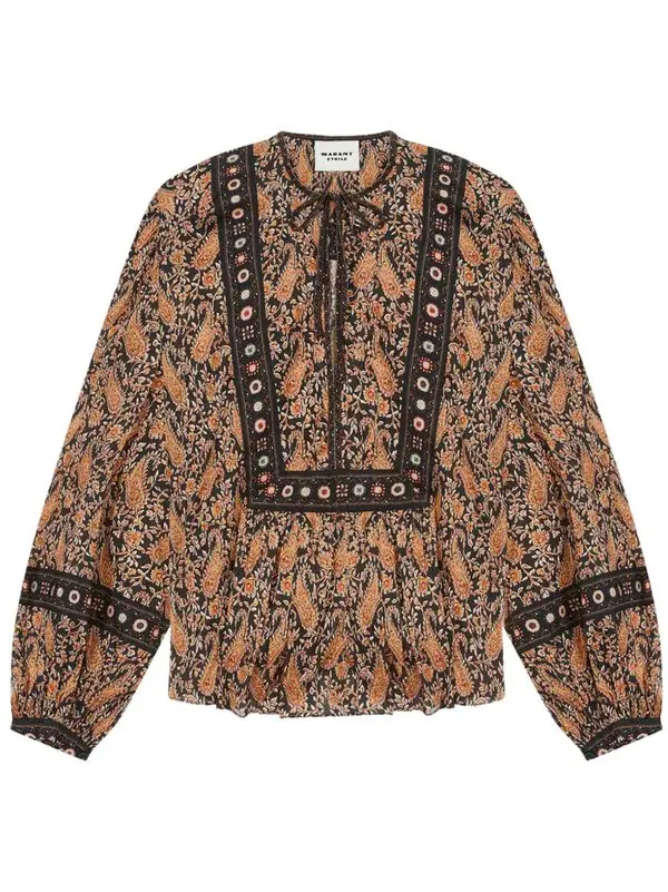 MARANT ETOILE Gayle Blouse - Brown