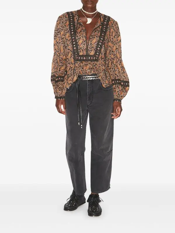 MARANT ETOILE Gayle Blouse - Brown
