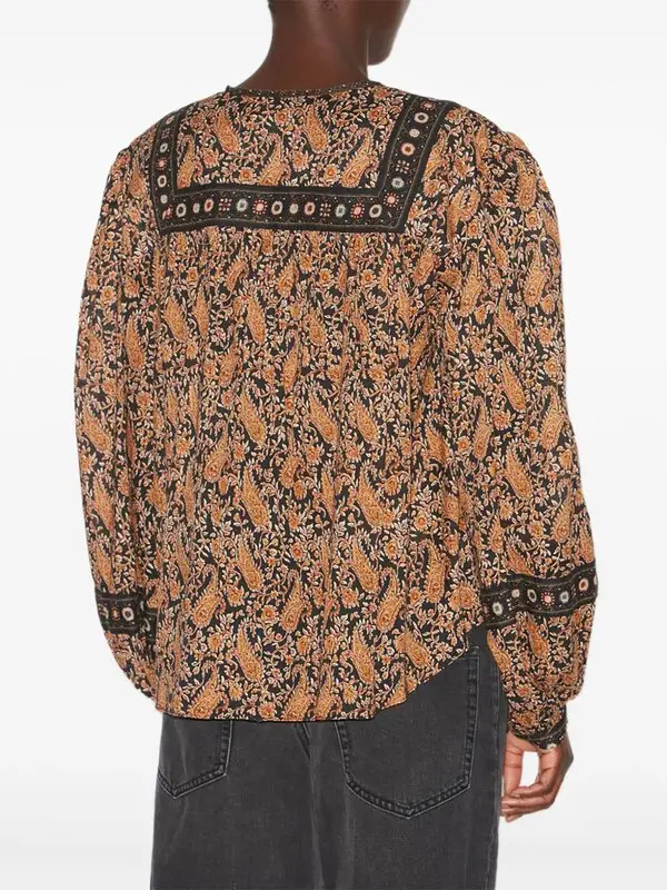 MARANT ETOILE Gayle Blouse - Brown