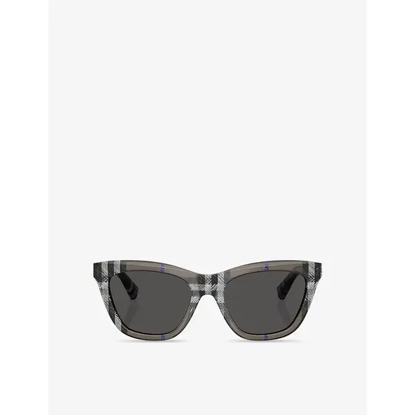 Burberry Be4435 Rectangle Sunglasses - Grey