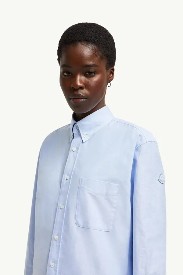 Moncler Long Sleeve Oxford Shirt