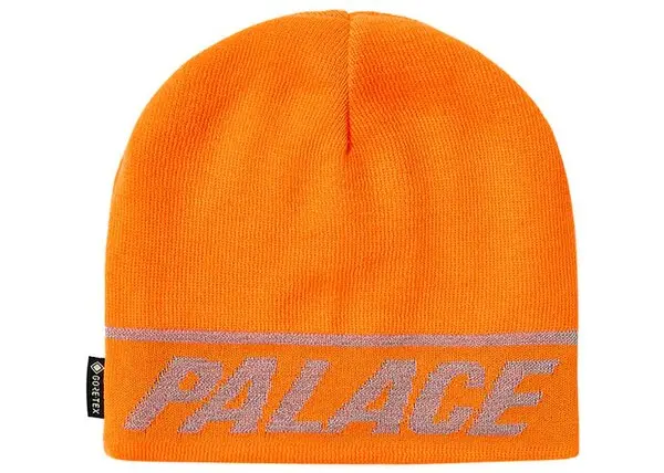 PALACE Goretex Nein Cuff Beanie - Tiger Orange