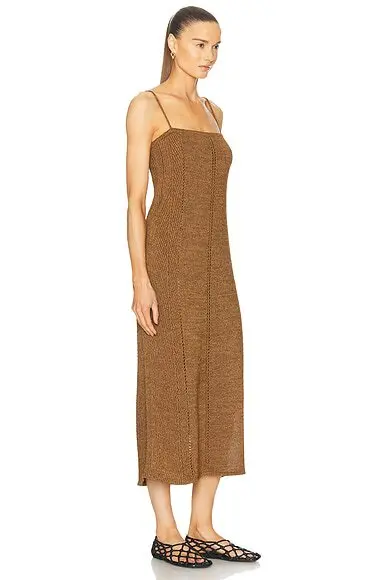 Proenza Schouler Suki Knit Dress - Ochre