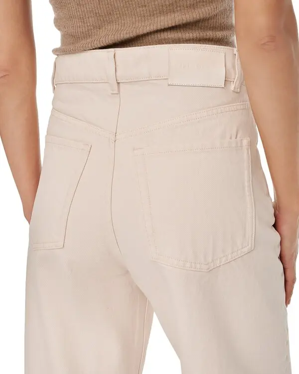 DL1961 Taylor Ultra High Rise Barrel Leg Jeans - Flax