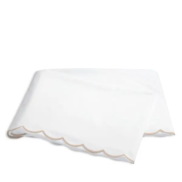 MATOUK Dakota Percale Flat Sheet, Full/queen - Champagne