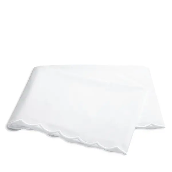 MATOUK Dakota Percale Flat Sheet, Full/queen - White