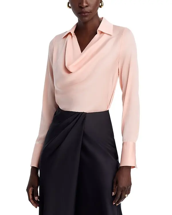 Elie Tahari The Ciaran Blouse - Blush Rose