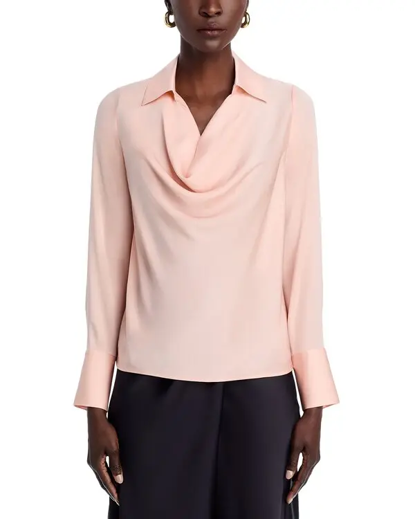 Elie Tahari The Ciaran Blouse - Blush Rose