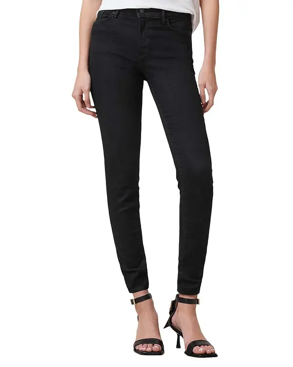 ALLSAINTS Miller High Rise Skinny Jeans - Black