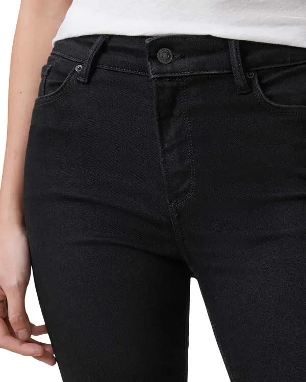 ALLSAINTS Miller High Rise Skinny Jeans - Black
