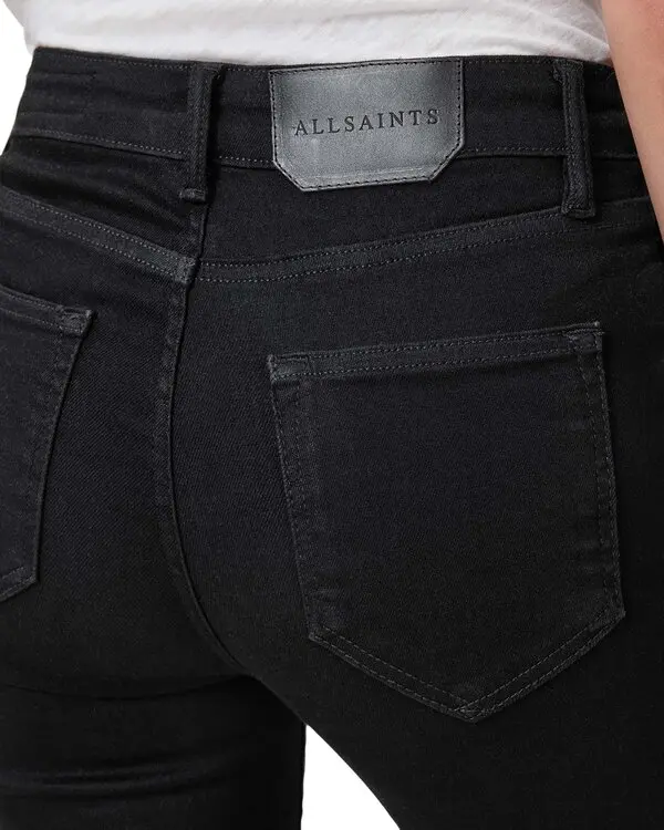 ALLSAINTS Miller High Rise Skinny Jeans - Black