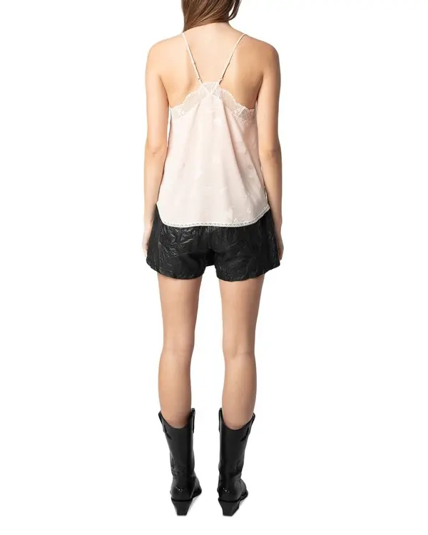 Zadig&Voltaire Christy Silk Flash Heart Camisole