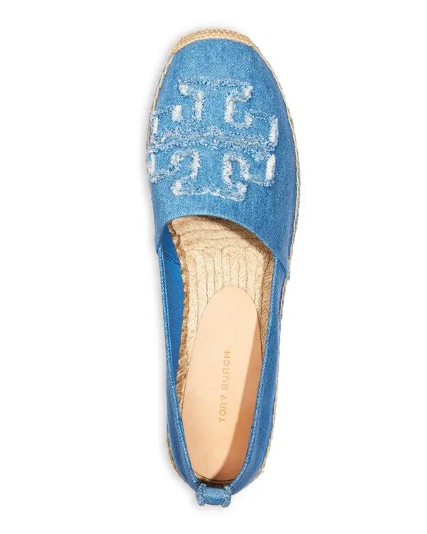 Tory Burch Double T Espadrille Flats